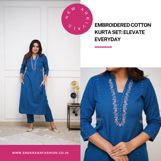 Shukrana Fashion's Trendy Kurta Set Collection for Women